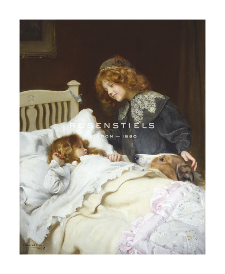 Arthur Elsley Hand Numbered Limited Edition Print on Paper :"Wake Up ...