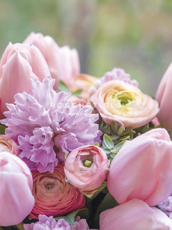 Assaf Frank 30 x 40 in. Open Giclee Canvas:"Spring Stems - Floral ...