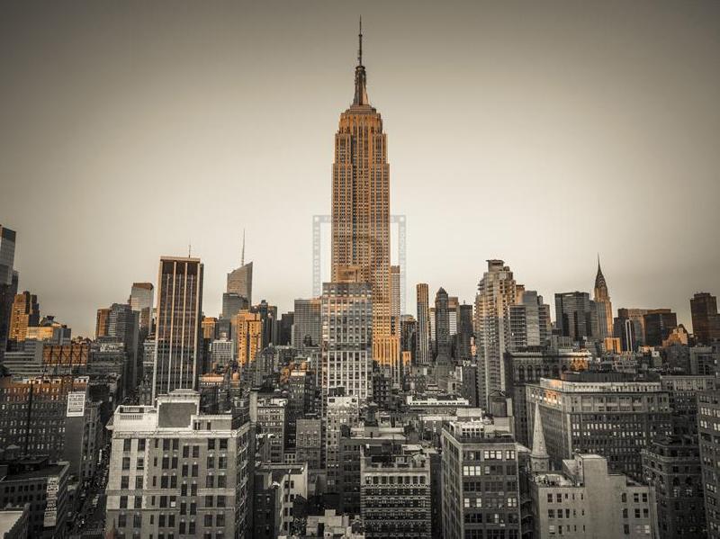 Assaf Frank 40 x 30 in. Open Giclee Canvas:"New York Rooftops" - Assaf ...