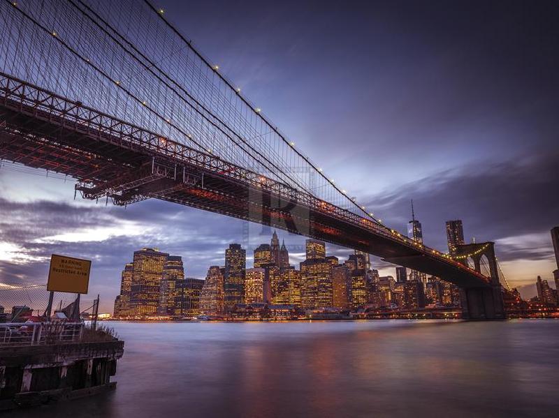 Assaf Frank 40 x 30 in. Open Giclee Canvas:"Towards New York" - Assaf Frank