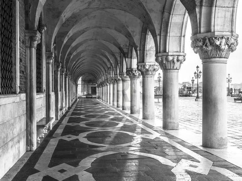Assaf Frank 40 x 30 in. Open Giclee Canvas:"Venetian Path" - Assaf Frank