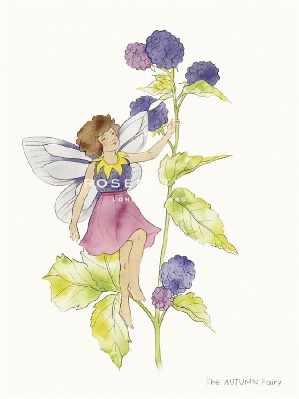 Aurora Bell 30 x 40 in. Open Giclee Canvas:"Autumn Fairy" - Aurora Bell