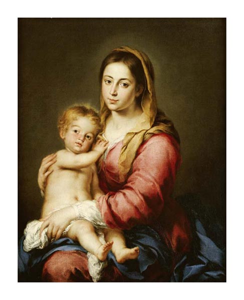Bartolome Esteban Murillo Fine Art Open Edition Giclée:"The Virgin and ...