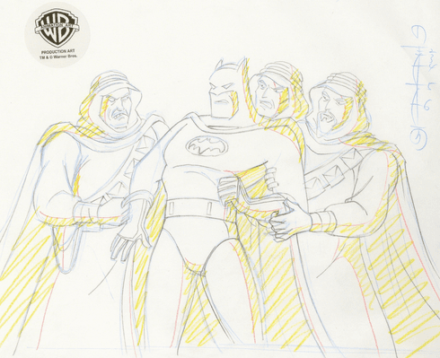 Batman The Animated Series Original Production Drawing: "Batman ...
