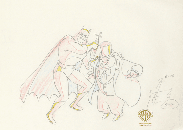 Batman The Animated Series Original Production Drawing: "Batman and ...