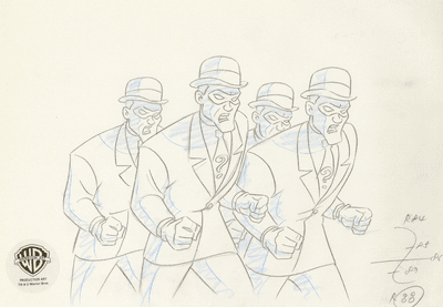 Batman The Animated Series Original Production Drawing: "Riddler ...