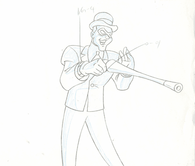 Batman The Animated Series Original Production Drawing: "Riddler ...