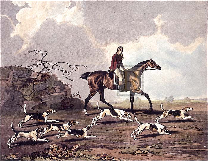 Benjamin Marshall Artist Hand Colored Copper Plate Printed Atelier ...