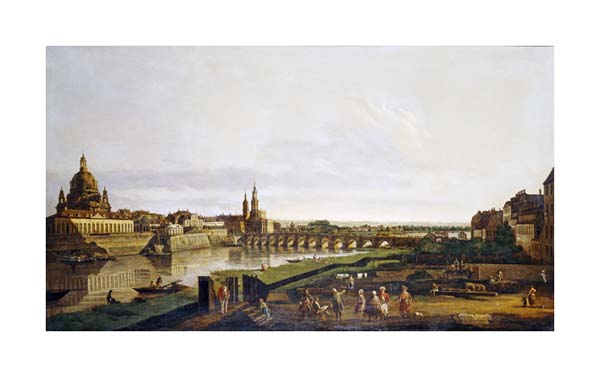 Bernardo Bellotto Fine Art Open Edition Giclée:"A View of Dresden ...