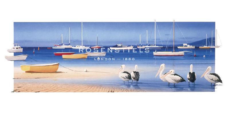 Bernie Walsh 48 x 24 in. Open Giclee Canvas:"Let's Have A Paddle ...