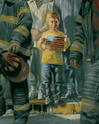 Bob Byerley Artist Signed Limited Edition Print:"The Flag" - Bob Byerley