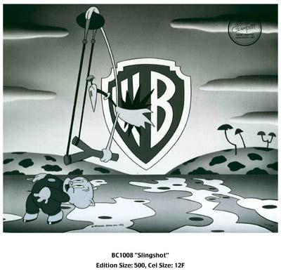 Bob Clampett Limited Edition Animation Art :"Slingshot" - Bob Clampett