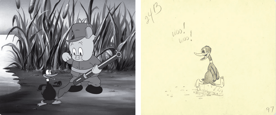 Bob Clampett Limited Edition Animation Art :"Woo! Woo! " - Bob Clampett