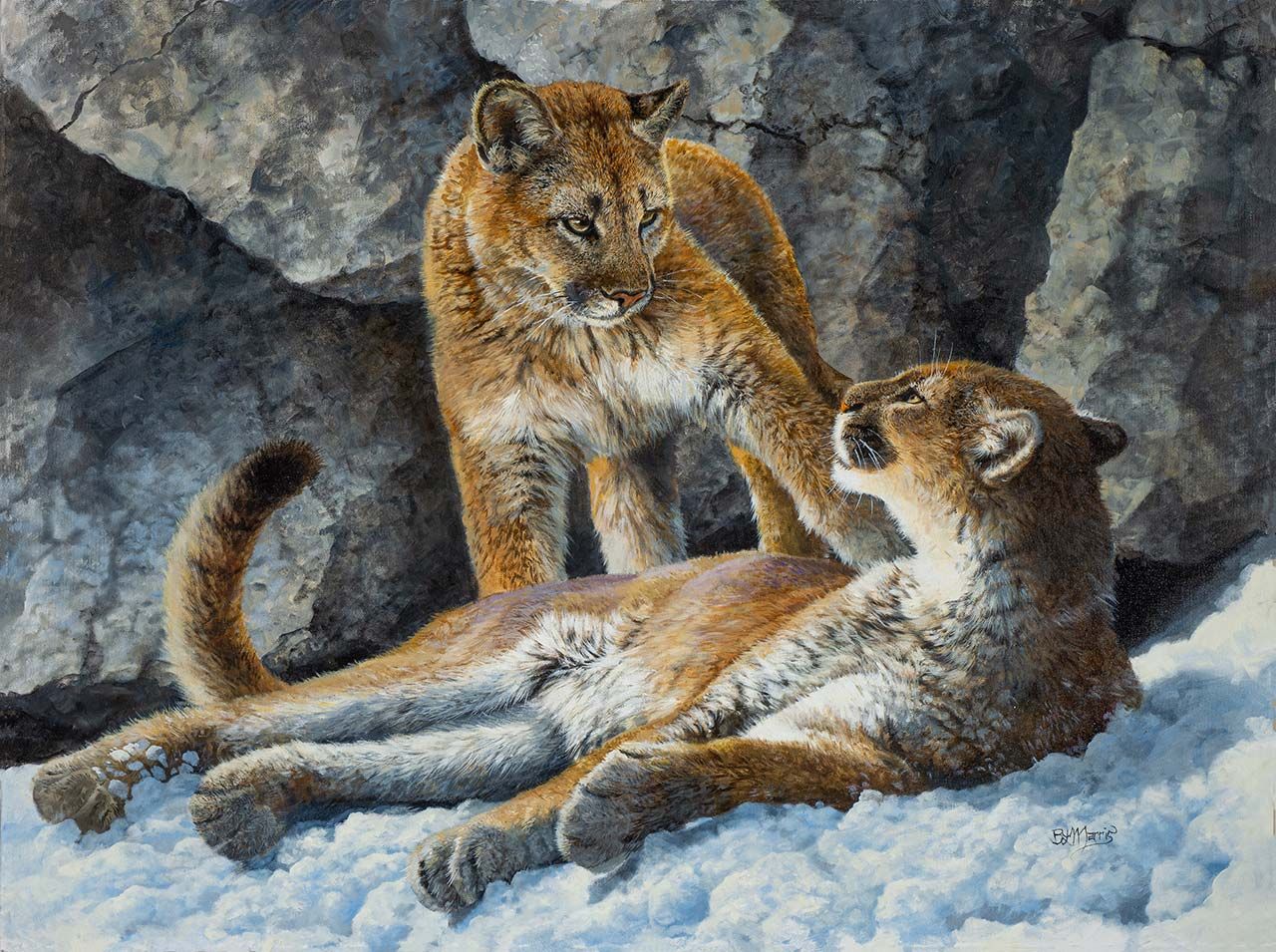 Bonnie Marris Artist Signed Limited Edition Canvas Giclee:"Dangerous ...