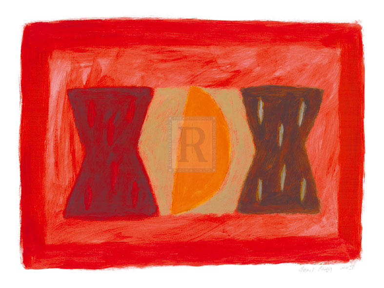 Breon O'Casey Hand Numbered Limited Edition Print on Paper :"Orange ...