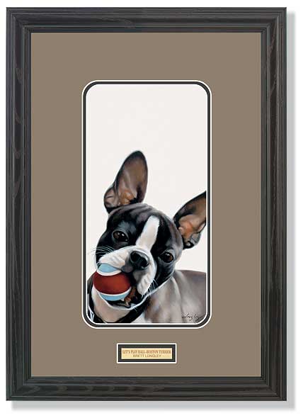Brett Longley Handsigned Framed Edition Print:"Let's Play Ball" - Brett ...