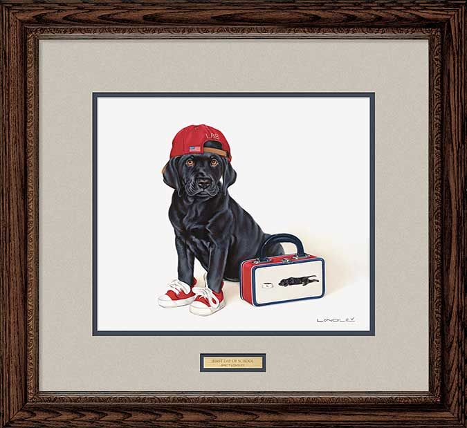Brett Longley Handsigned Open Edition Framed Print:" First Day Of ...