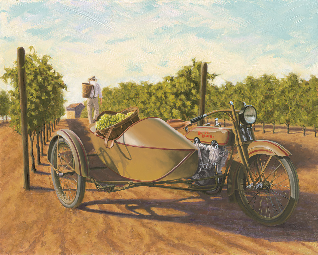 Brian Loker Limited Edition Museum Quality Giclée: "October Tradition ...