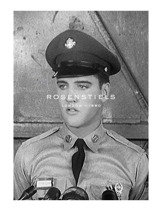 British Pathe Hand Numbered Limited Edition Print on Paper :"Elvis off ...