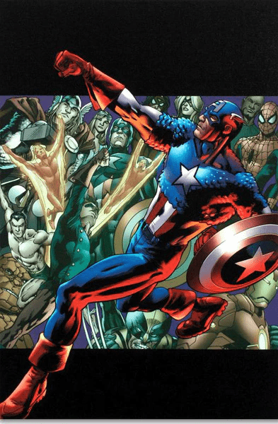 Bryan Hitch and Marvel Comics Limited Edition Canvas Giclée: "Captain ...