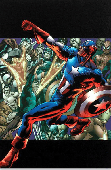 Bryan Hitch and Marvel Comics Limited Edition Canvas Giclée: "Captain ...