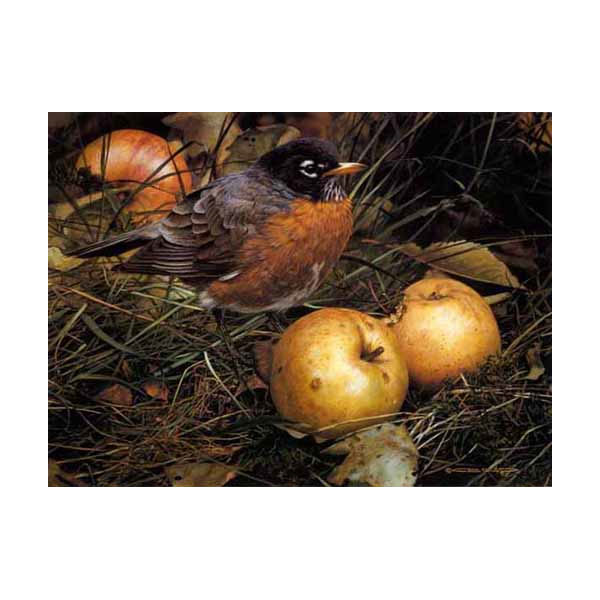 CARL BRENDERS 12X19 Secondary Market Art: "APPLE LOVER" - BRENDERS, CARL