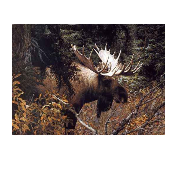 CARL BRENDERS 19X28 Secondary Market Art: "CALM BEFORE CHALLENGE ...