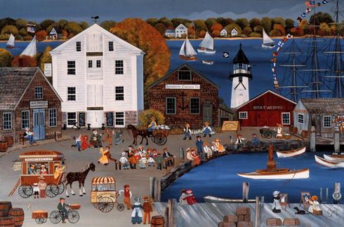 Carol Dyer Limited Edition Print:"Chowderfest" - Carol Dyer