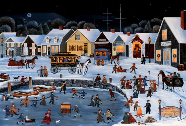 Carol Dyer Limited Edition Print:"Latern Light Tour" - Carol Dyer