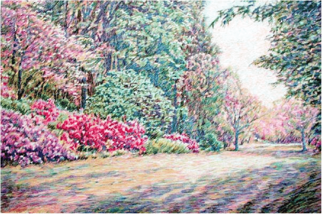 Carson Gladson Artist Signed Limited Edition Serigraph on paper:"Azalea ...