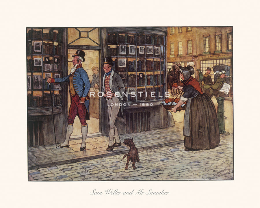 Cecil Aldin Hand Numbered Limited Edition Print on Paper :"Sam Weller ...