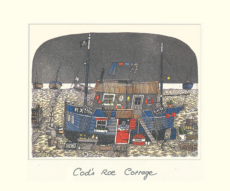 Chad Coleman Hand Numbered Limited Edition Print on Paper :"Cod's Roe ...