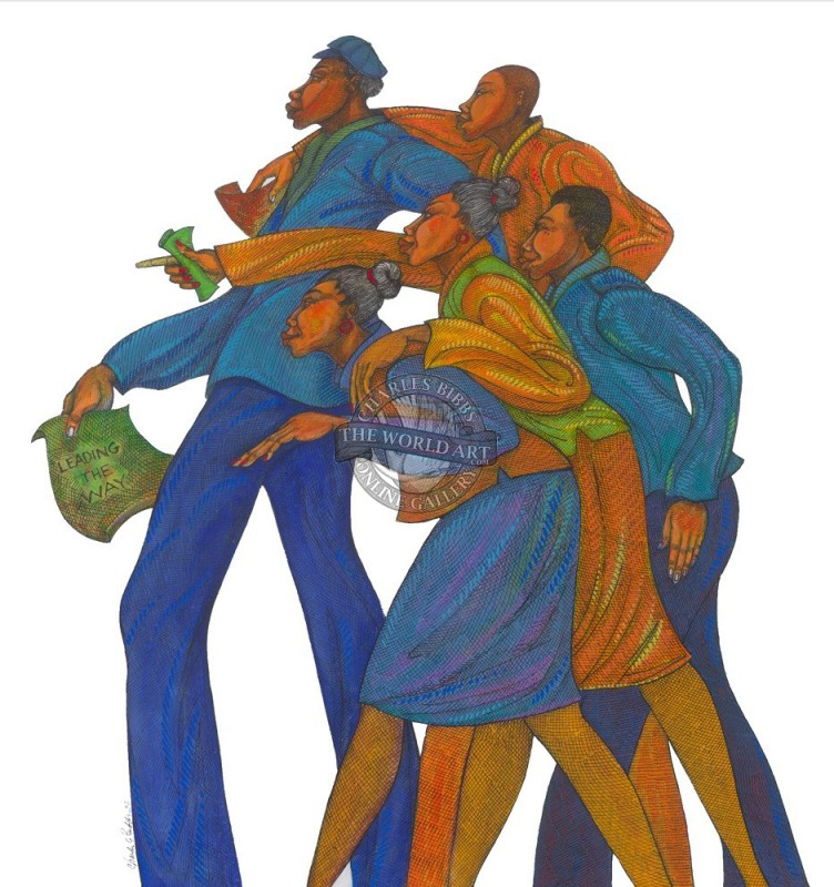 Charles Bibbs Hand Signed Artist Proof Limited Edition: "Leading The ...