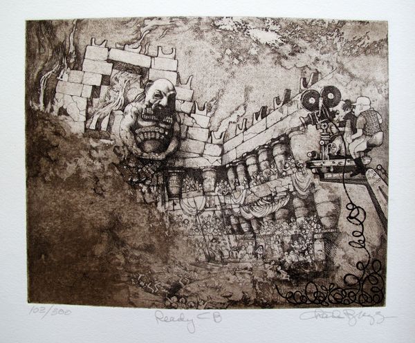 Charles Bragg Hand Signed Limited Edition Etching:"Ready Cb" - Charles ...