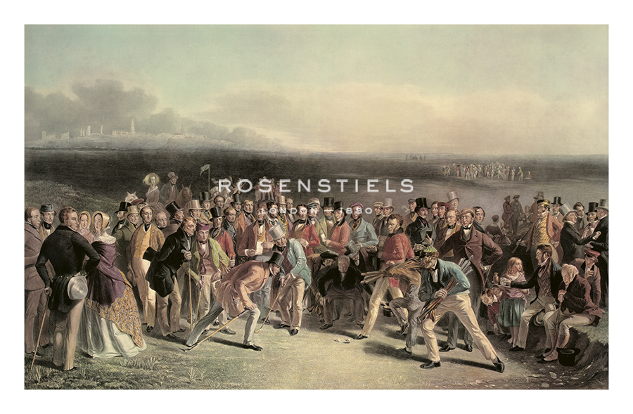 Charles Lees Hand Numbered Limited Edition Print on Paper :"The Golfers ...