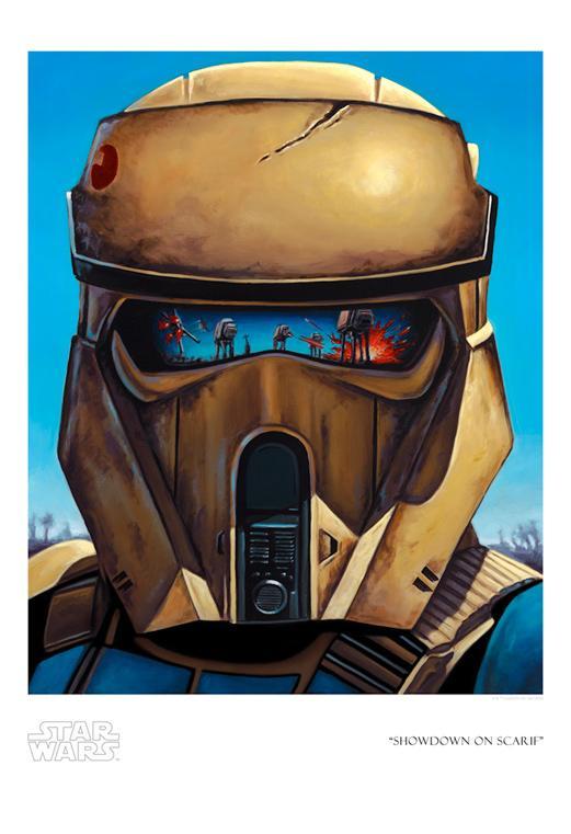Christian Waggoner Star Wars Reflections Limited Edition Art:"Showdown ...