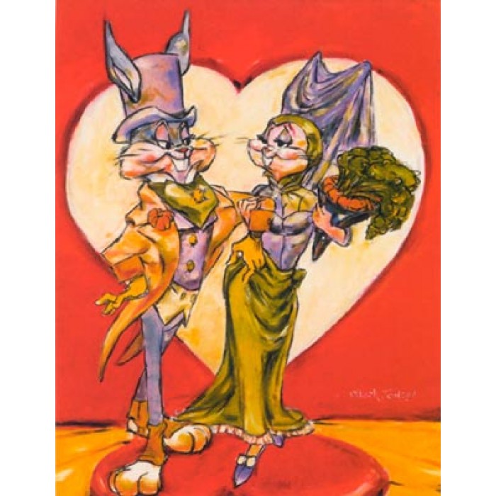 Chuck Jones Animation Art Limited Edition Canvas:"Love Is In The Hare ...