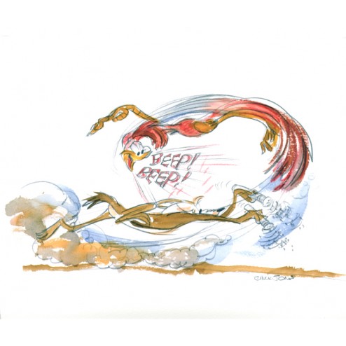 Chuck Jones Limited Edition Giclee Print:"Road Runner: Season to Taste ...