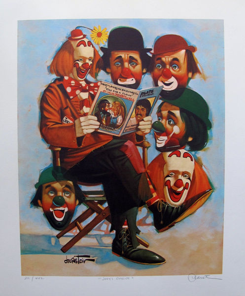 Chuck Oberstein Hand Signed Limited Edition Lithograph:"Joey's Choice ...