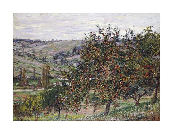 Claude Monet Fine Art Open Edition Giclée:"Apple Trees Near Vetheuil ...