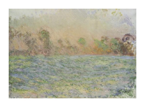 Claude Monet Fine Art Open Edition Giclée:"La Prairie de Limetz, Pres ...