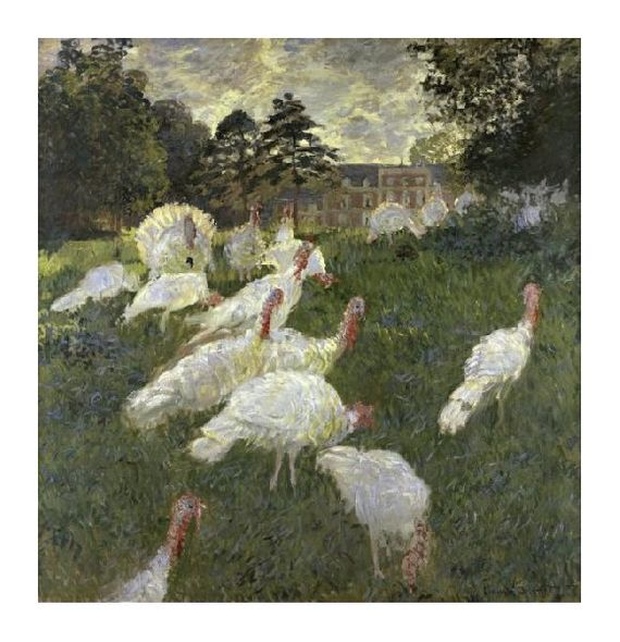 Claude Monet Fine Art Open Edition Giclée:"The Turkeys; Chateau of ...