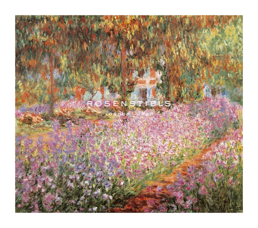 Claude Monet Hand Numbered Limited Edition Print on Paper :"Irises in ...