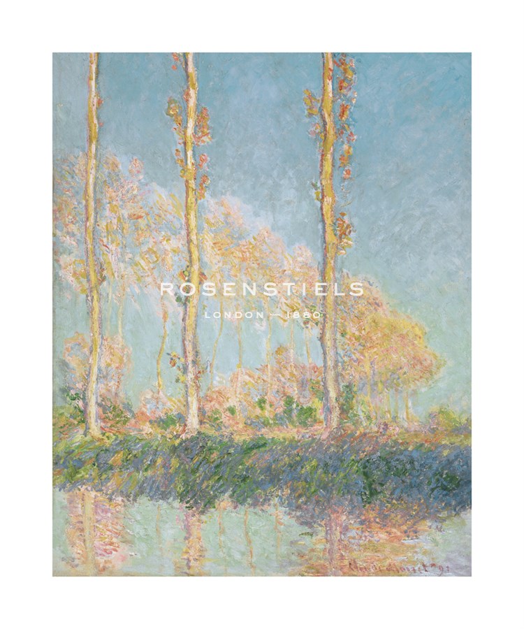 Claude Monet Hand Numbered Limited Edition Print on Paper :"Poplars ...