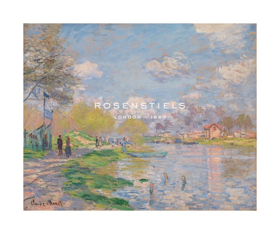 Claude Monet Hand Numbered Limited Edition Print on Paper :"Spring by ...