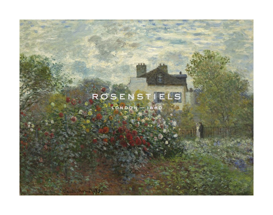 Claude Monet Hand Numbered Limited Edition Print on Paper :"The Artist ...