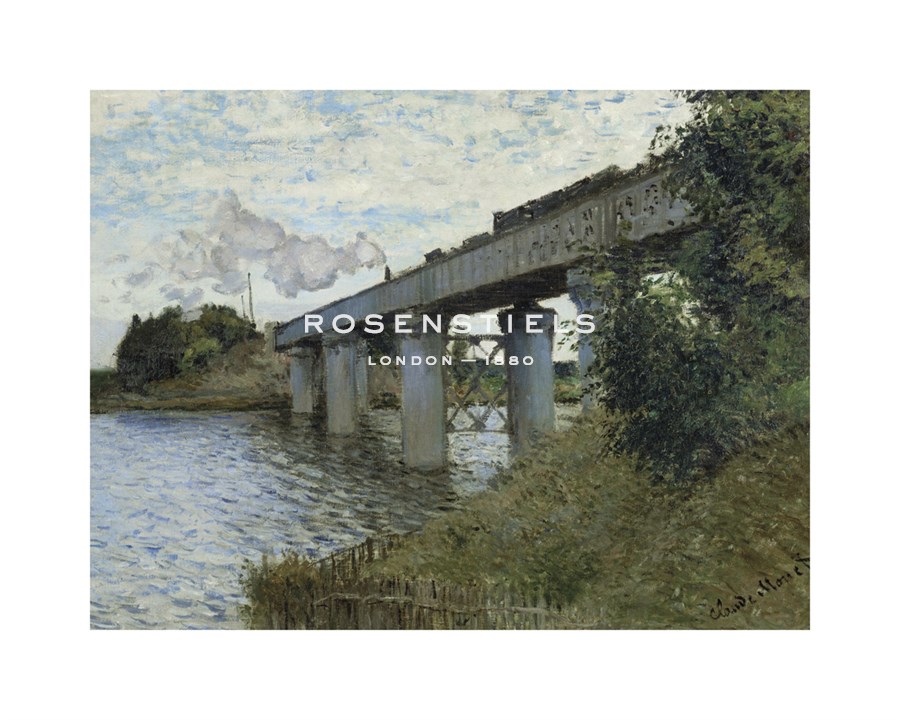 Claude Monet Hand Numbered Limited Edition Print on Paper :"The Railway ...
