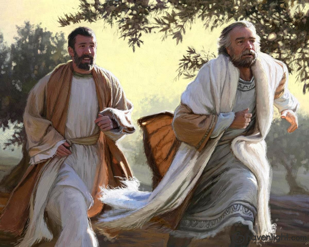 Dan Burr Fine Art Canvas Giclee: "The Sepulcher" - Dan Burr