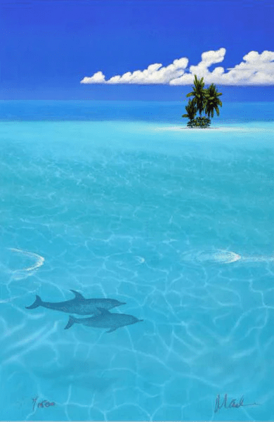 Dan Mackin Limited Edition Lithograph on Paper: "Fancy Jumper (Left ...