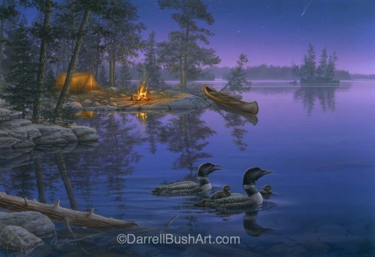 Darrell Bush Hand Signed and Numbered Limited Edition Giclee:"A World ...